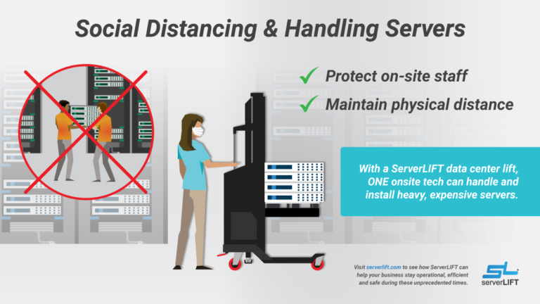 Social Distancing and Handling Servers | ServerLIFT®
