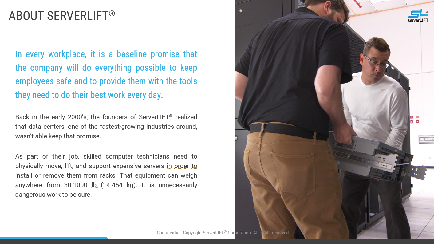 Safety｜ServerLIFT®