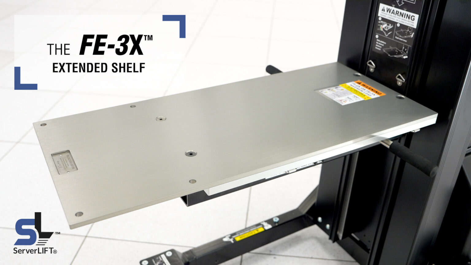 ServerLIFT DC Lift Attachment: FE-3X™ Extended Shelf